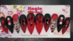 Horror Pennywise Black Red Press-on Nails - Jingle Nail